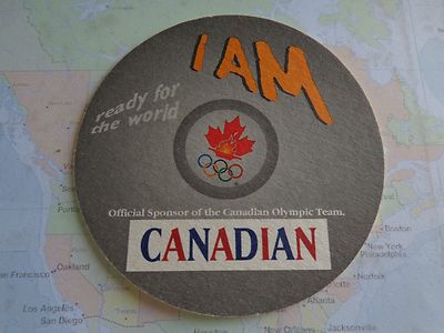 Beer Coaster ~ MOLSON Brewing Co, CANADA ~ I Am Ready for the World ...