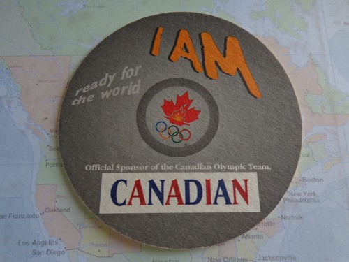 Beer Coaster ~ MOLSON Brewing Co, CANADA ~ I Am Ready for the World ...