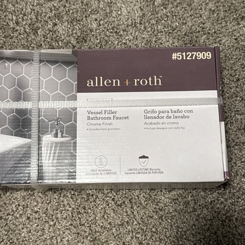 Allen + Roth Harlow Chrome Vessel 1-Handle WaterSense Bathroom Sink ...