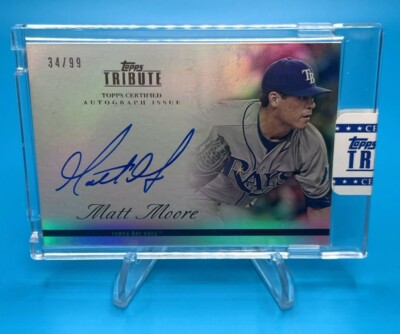 2012 TOPPS TRIBUTE MATT MOORE AUTO SP/ 99 Hard Signed Sealed Mint | eBay