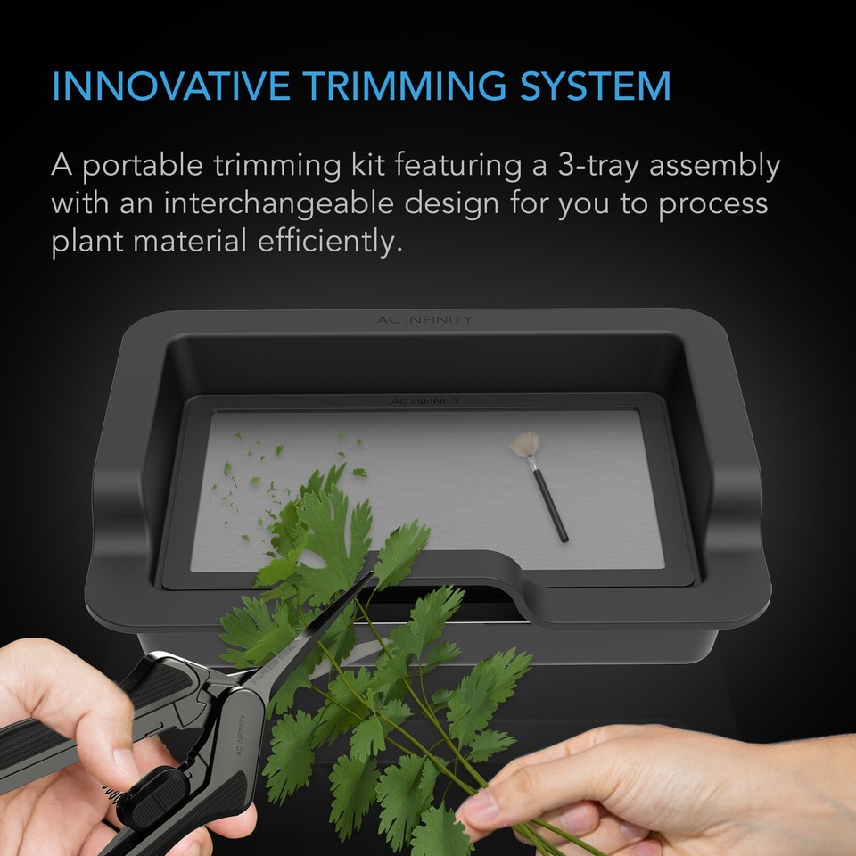Large Trim Tray System, 20-Inch Interchangeable 3-Tray & 2-Screen Kit ...
