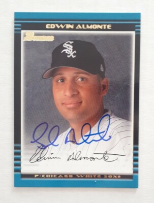 Edwin Almonte 2002 Bowman autographed hand signed Chicago White Sox ...