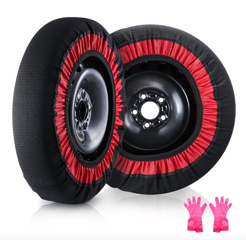 New Auto Car Truck SUV Snow Socks for Tires Polyester Flexible Bands 2 ...