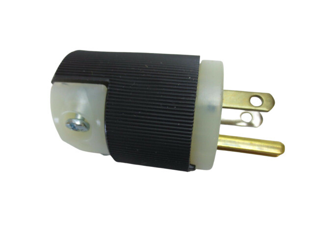 Hubbell Hbl5266c Straight Blade Plug, Male, Straight, 2-Pole 3- Wire ...