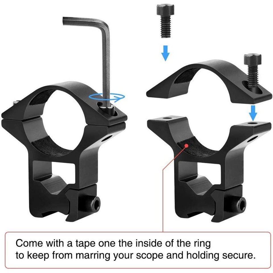 CVLIFE 3-9x40 Compact Rifle Scope Mil Dot Reticle Quick Aming Hunting ...