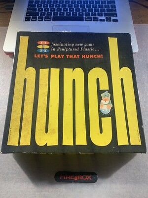 Vintage 1956 Hunch Game - Happy Hour Games - Complete Plastic Board ...
