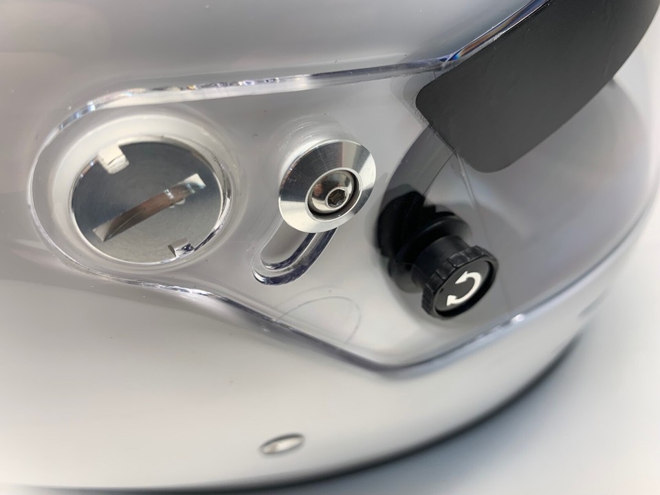 Hedtec H-Force Full Face Helmet Snell SA2020 + Hans Posts Stand 21 HANS ...