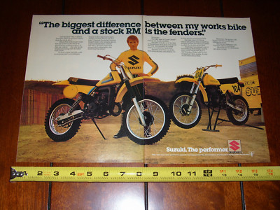 1979 SUZUKI RM 400 RM 250 RM 125 - ORIGINAL 2 PAGE AD | eBay UK