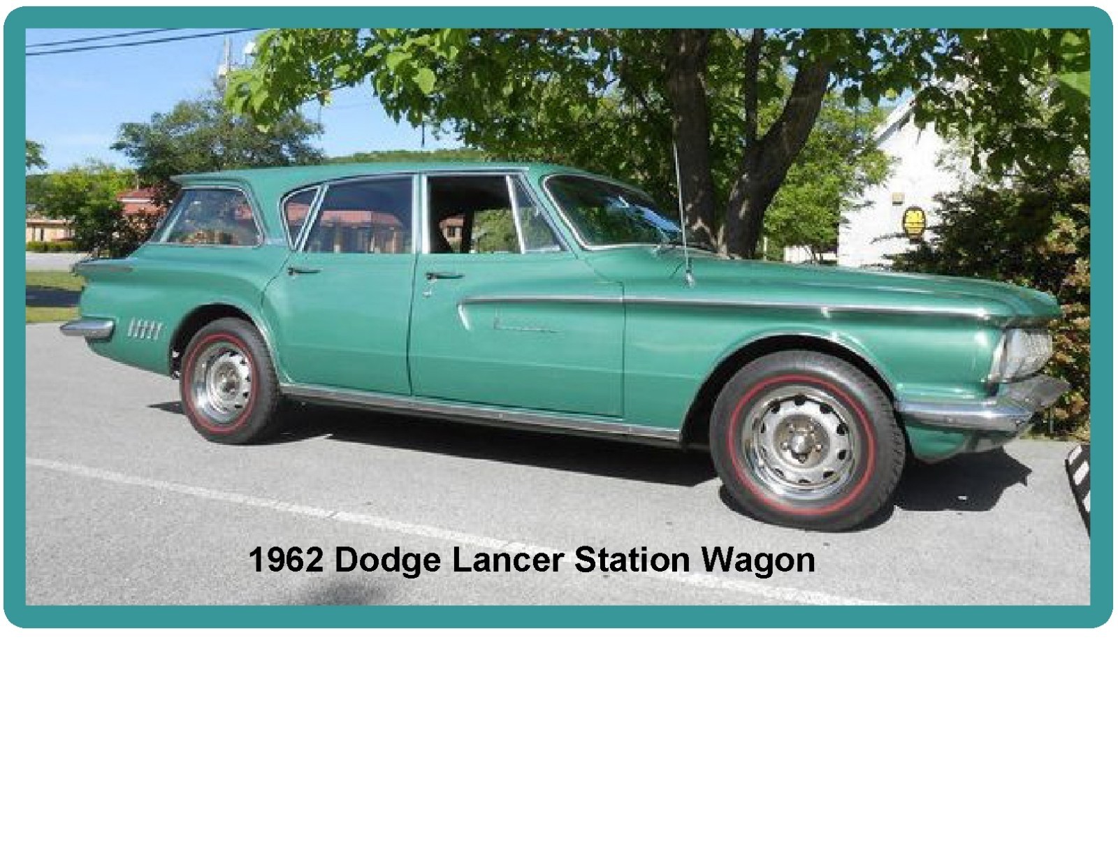 1962 Dodge Lancer Station Wagon Refrigerator Fridge / Tool Box Magnet ...