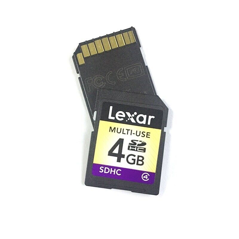4GB Lexar SD SDHC SD C4 4G Secure Digital Class 4 Memory Card for ...