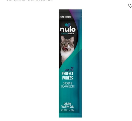 Nulo MedalSeries Chicken & Salmon Puree Wet Cat Food, 0.5 oz., Case of ...