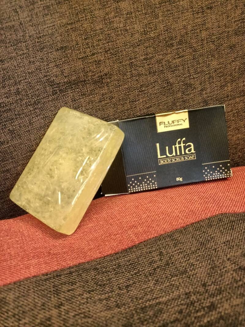 8 Box Original FLUFFY LUFFA Body Scrub Soap REMOVE DIRT and Dead Skin ...