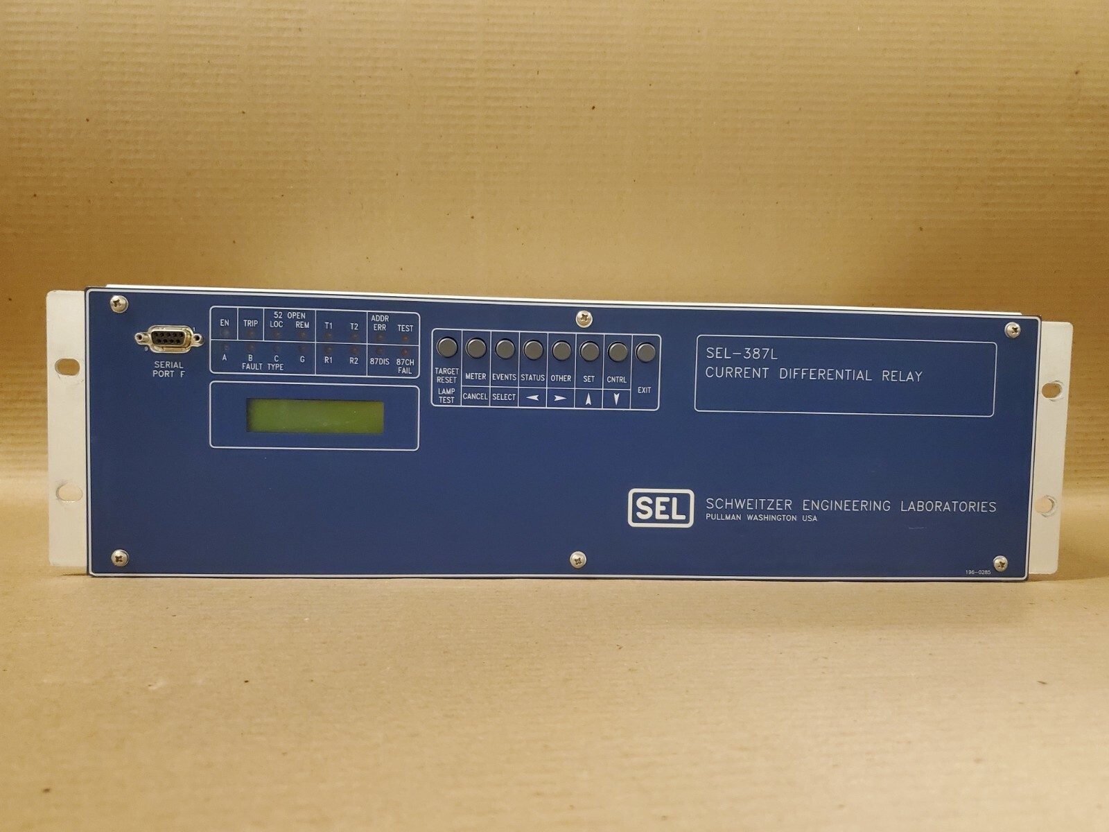 Schweitzer Engineering SEL-387L Current Differential Relay 125V "Adam ...