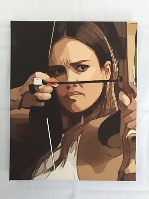 Jessica Alba Art Canvas 14” X 11” | eBay