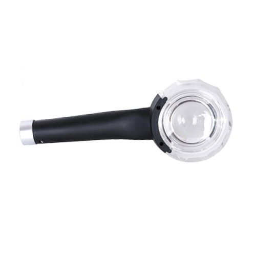 10X Magnifying Glass Hand-Held Zoomer Magnifier Loupe With COB Lamp ...