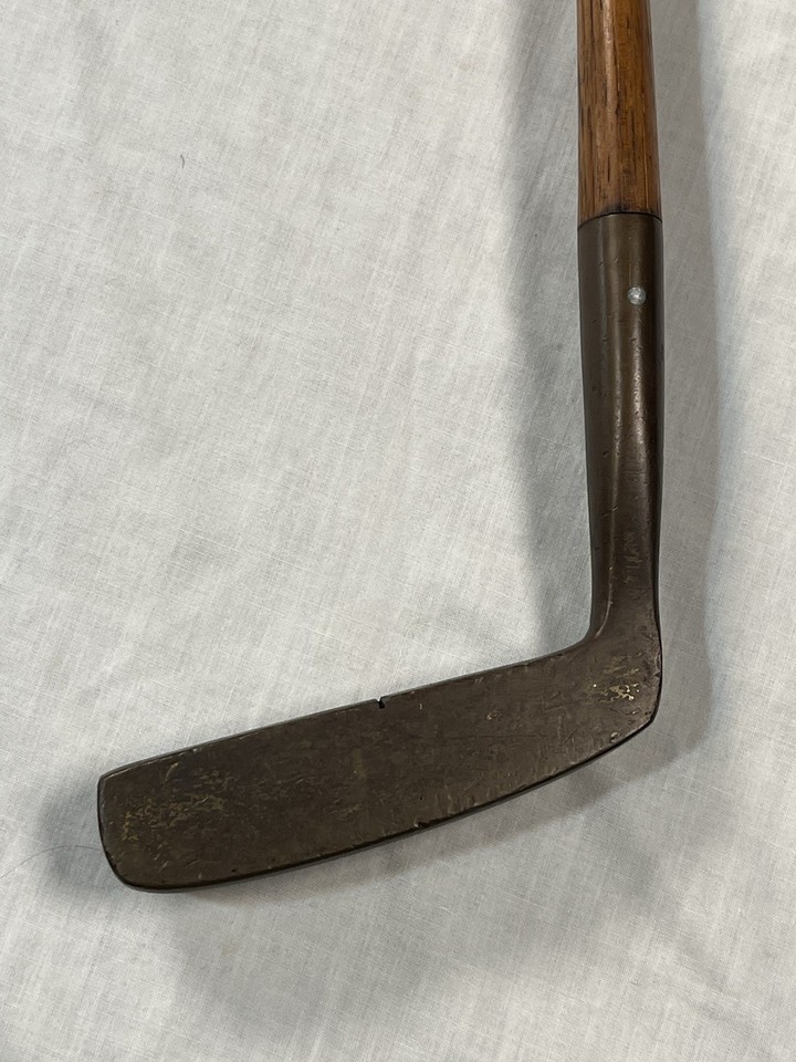 Otey Crisman Hickory Shaft Brass Blade Putter Vintage RH 35” | eBay
