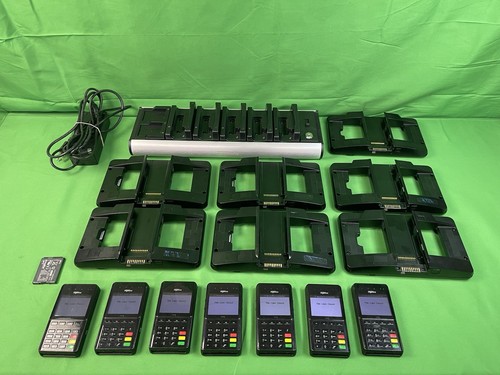 Ingenico ISMP4 POS Terminal Readers w/ Multi-Charging WI-Dock & Case ...