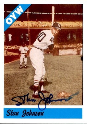 Stan Johnson Chicago White Sox 1983 Fritsch OYW #63 Autographed ...
