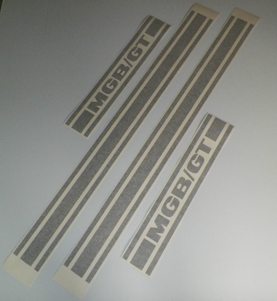 New 1966-1974 MG MGB GT Triple Lower Rocker Side Body Stripe Kit V8 MGB ...