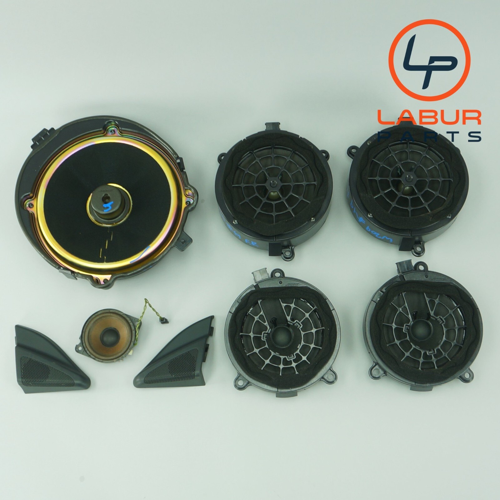 +BX346 W209 C209 MERCEDES 03-05 CLK FRONT & REAR DOOR SPEAKERS & SUB ...