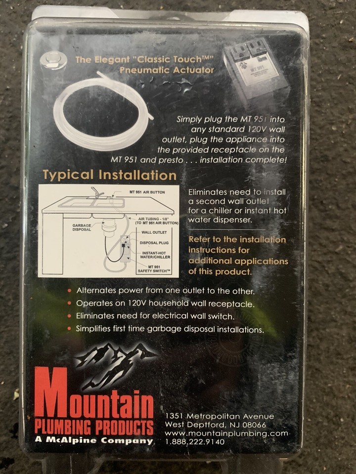 MTN PLUMBING MT951/BRS DUAL OUTLET DISPOSAL SWITCH BRUSHED STAINLESS | eBay