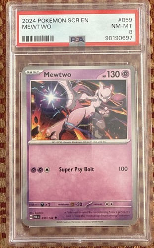 2024 POKEMON SCR EN-STELLAR CROWN #059 MEWTWO PSA 8 | eBay