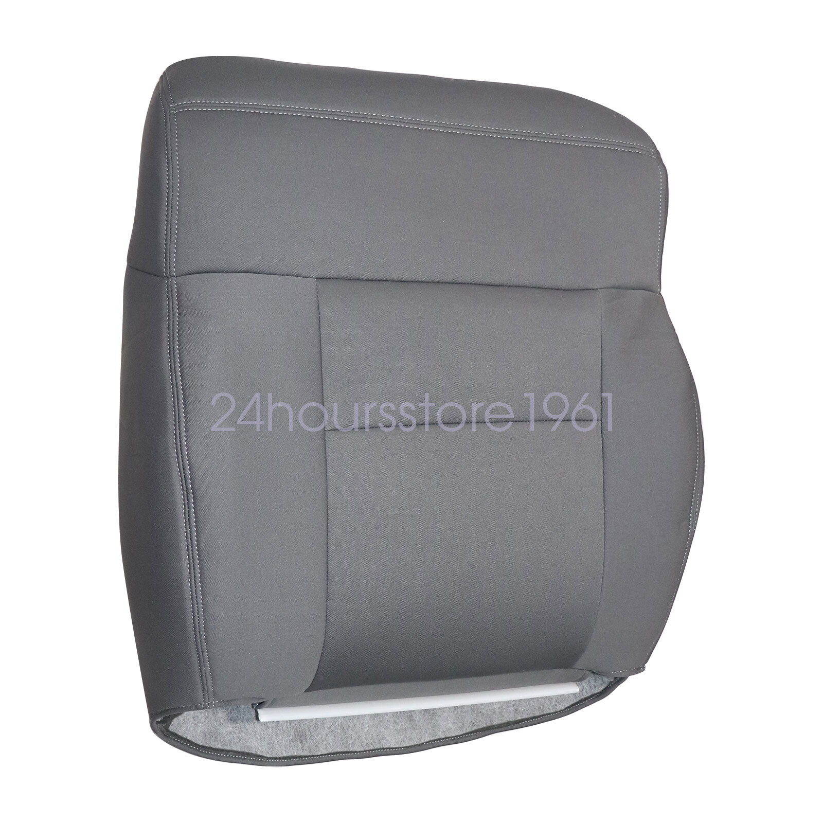 For 2004-2008 Ford F150 Lariat Front Cloth Seat Cover Gray & Driver ...