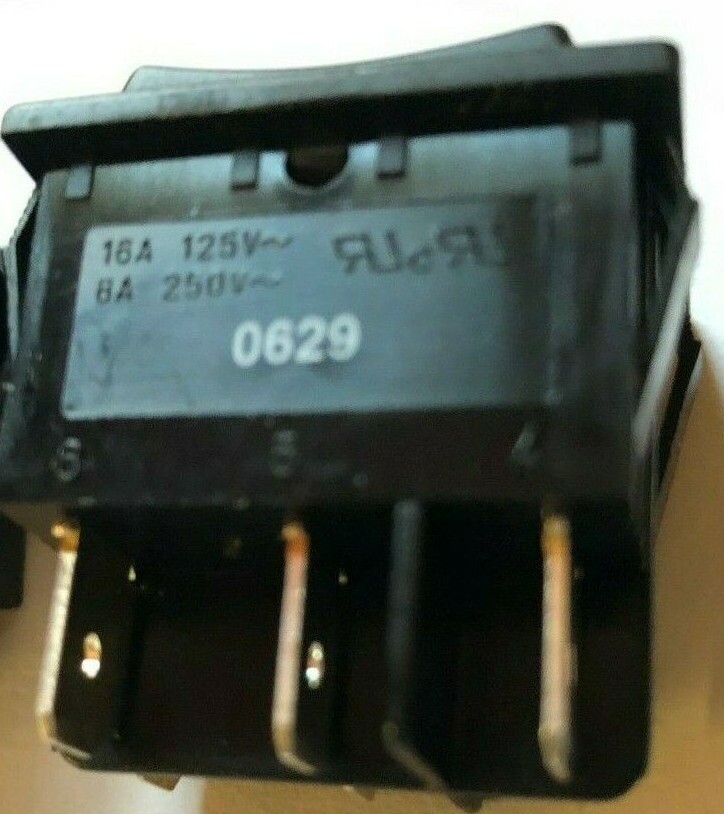 Lamb Industries RB24KC1100 Momentary Hi-Lo Switch, 16A-125V, 8A-250V, 6 ...