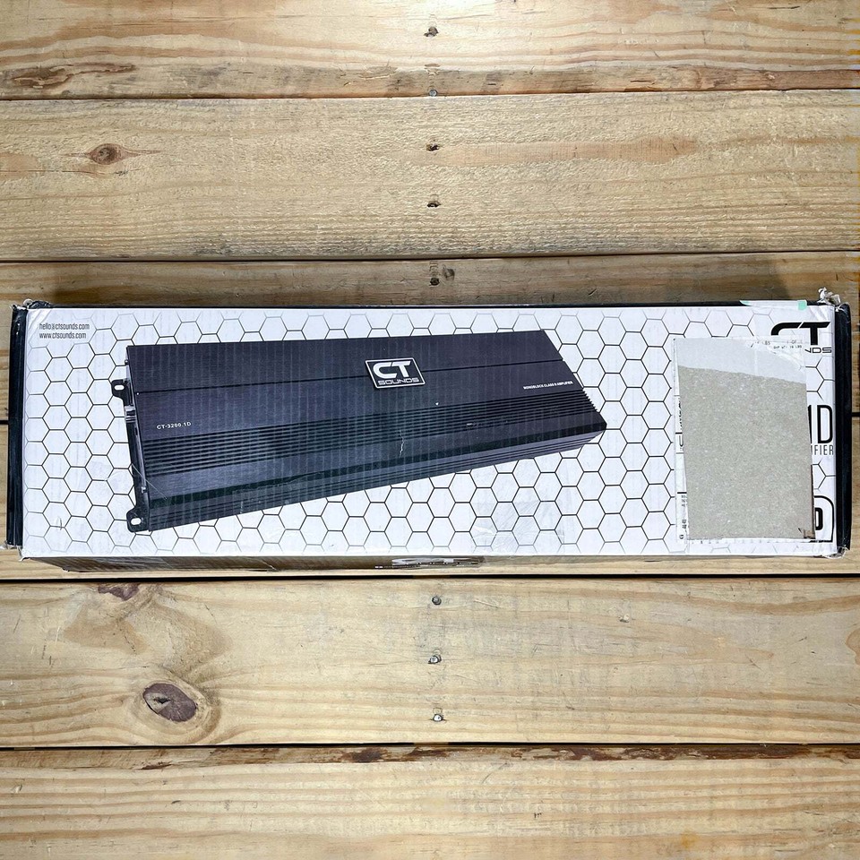 Used CT Sounds CT-3200.1D 3200 Watts RMS Monoblock Car Audio Amplifier ...