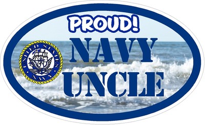 NAVY UNCLE MILITARY VINYL DECAL PROUD | eBay