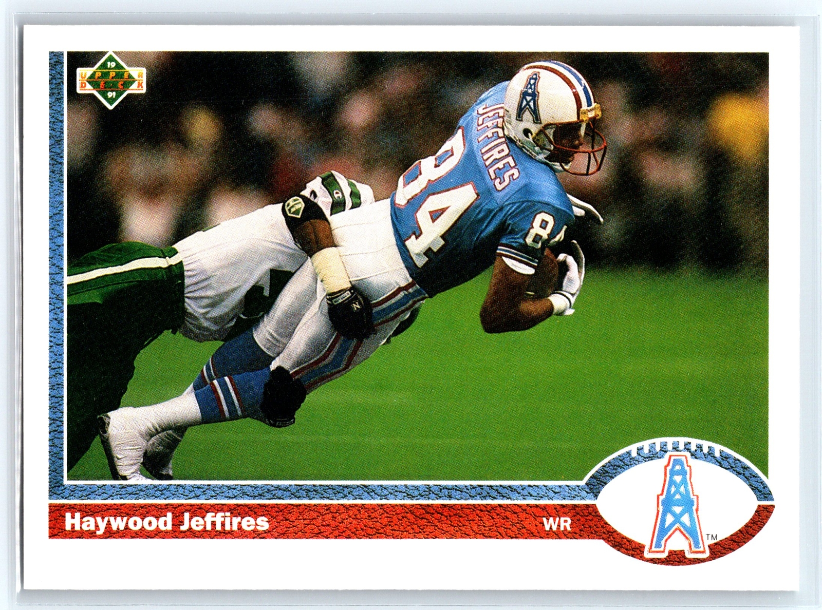 1991 Upper Deck #258 Haywood Jeffires Football Houston Oilers | eBay