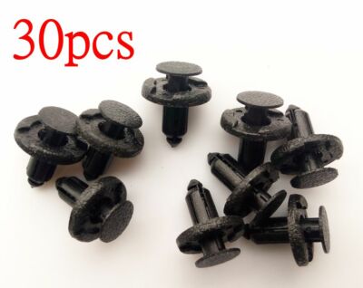 30 Bumper & Radiator Support Clip Push Type Retainer Fits For Nissan ...