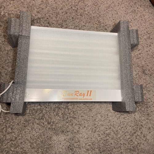 SunBox SunRay Light Box Light Therapy WORKS GREAT! Seasonal Depression ...