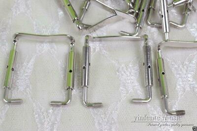 10 pcs Viola Chin Rest Clamps Chin rest Screw viola parts White Color ...