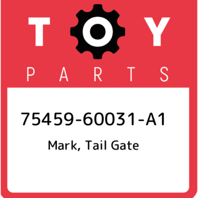 75459-60031-A1 Toyota Mark, tail gate 7545960031A1, New Genuine OEM ...