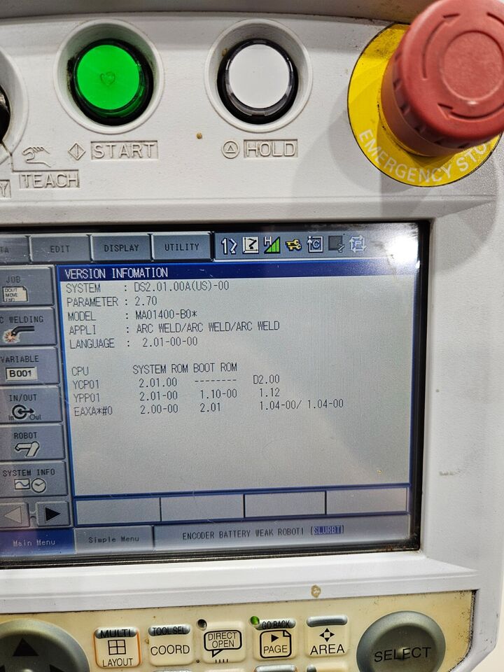 Yaskawa Motoman MA1400 Industrial Welding Robot W/ DX100 Controller | eBay