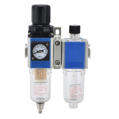 PT1/8 PT1/4 Air Compressor Flow Filter Pressure Regulator Lubricator ...