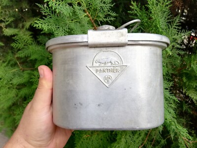 VTG RARE WW2 WWII WW2 GERMAN TANK PANTHER ALUMINIUM MESS KIT FOOD ...