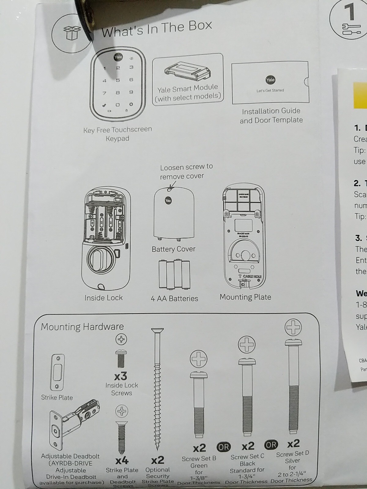 READ!!! Yale YRD256 - Smart Home Deadbolt Lock with Module Connect | eBay