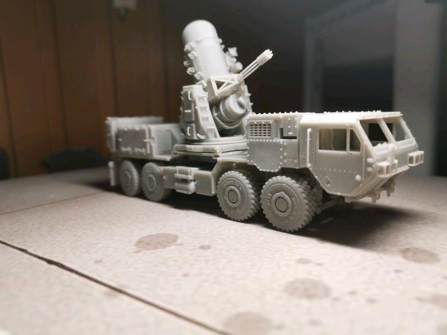 3D Printed 1/72 U.S. Army Hemtt A4 Mobile Phalanx Ciws Unpainted Model ...