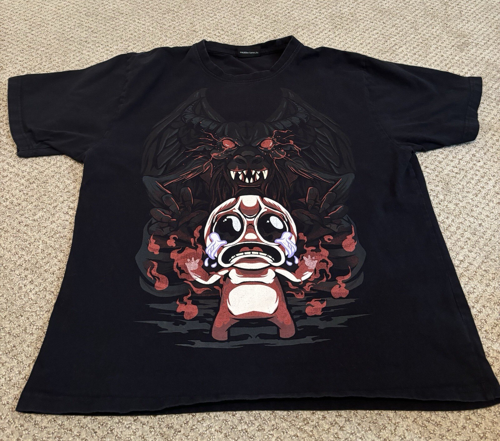 The Binding of Isaac Four Souls Shirt Mens Large Blac… - Gem