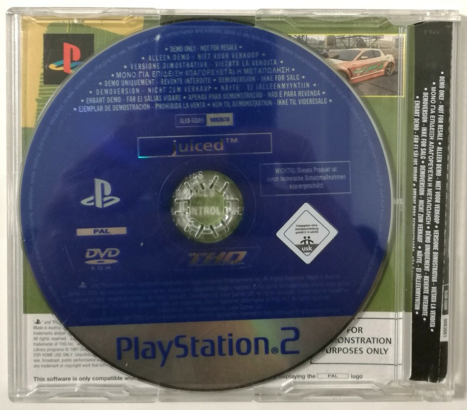 JUICED - Play Station 2 - PS2 - Promo | eBay