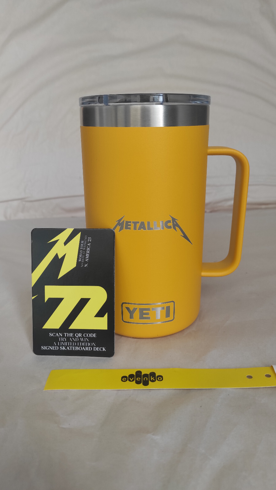 Metallica 72 SEASONS VIP Yeti Rambler 24oz Mug Magslider Lid for sale ...