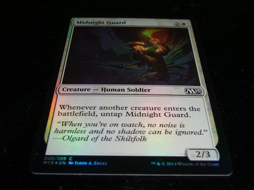 Magic the Gathering: Core Set M2015 - Midnight Guard FOIL Common Card ...