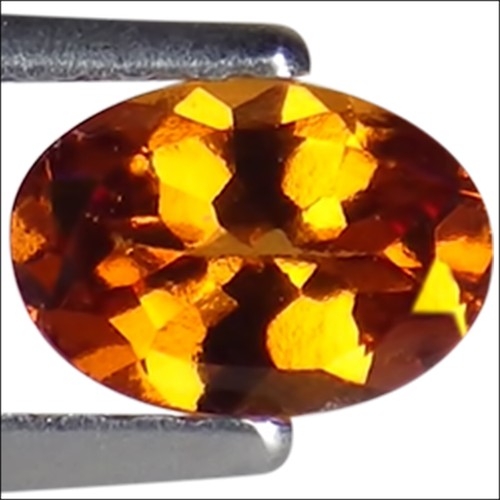 0.48 Ct Natural Hessonite Garnet Gemstone Orange Color Oval Cut | eBay
