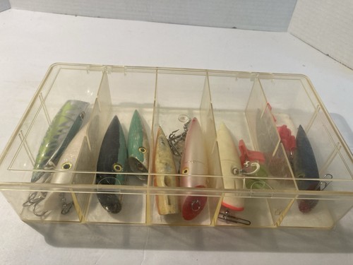 Lot Of 9 Vintage J Plug Fishing Lures. Luhr Jensen. Unknown. 5 Chains w ...