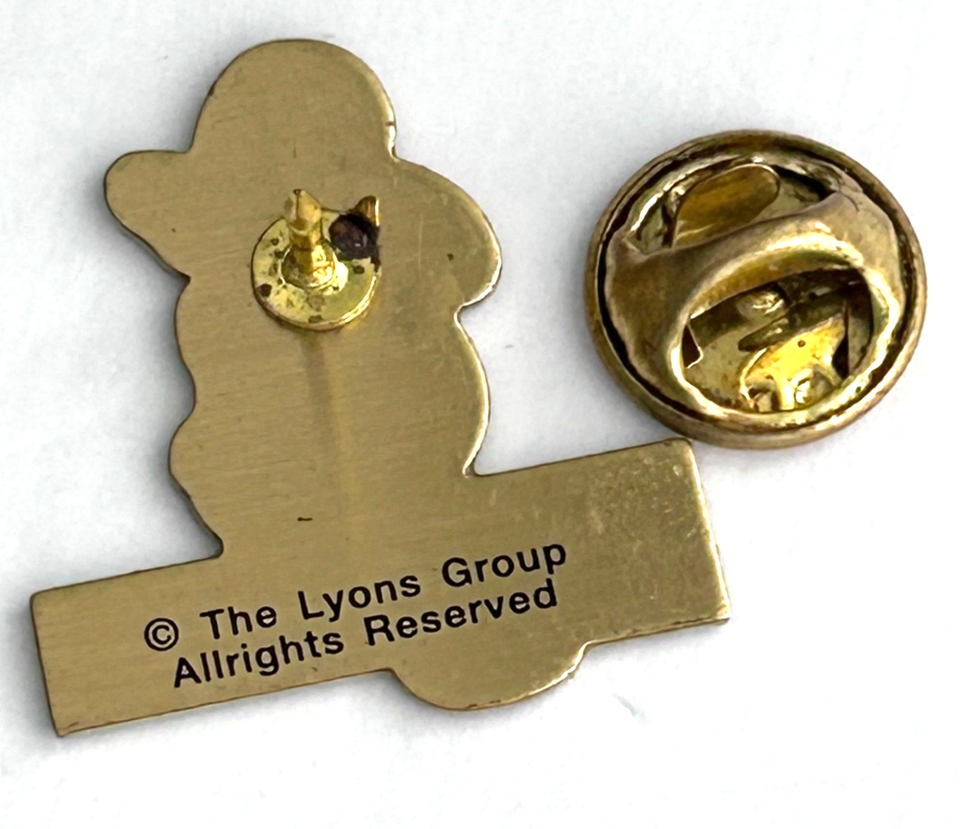 Vintage Advertising Promo Microsoft Lyons Group Barney ActiMates Lapel ...