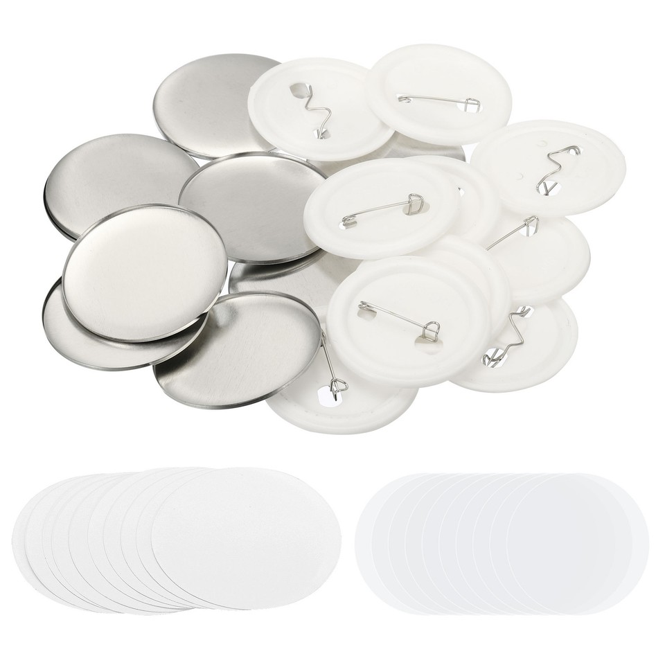 1.95" Blank Button Making ,10Pcs Round Badge Parts for Button Maker ...