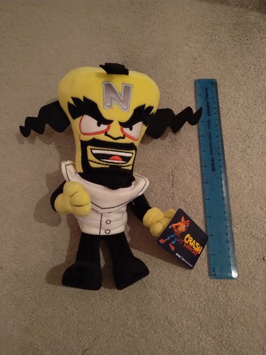 Dr Neo Cortex Plush Toy Crash Bandicoot 25th Anniversary with tags 11 ...