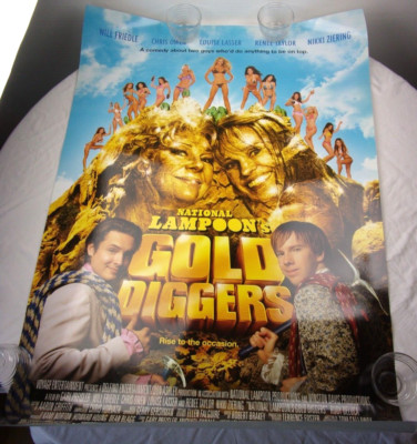 National Lampoons Gold Diggers movie theatre poster 40x27 2003 Double ...